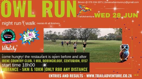 Owl Night Run @ Irene Country Club - Modern Athlete