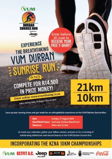 VUM Durban Sunrise Run - Modern Athlete